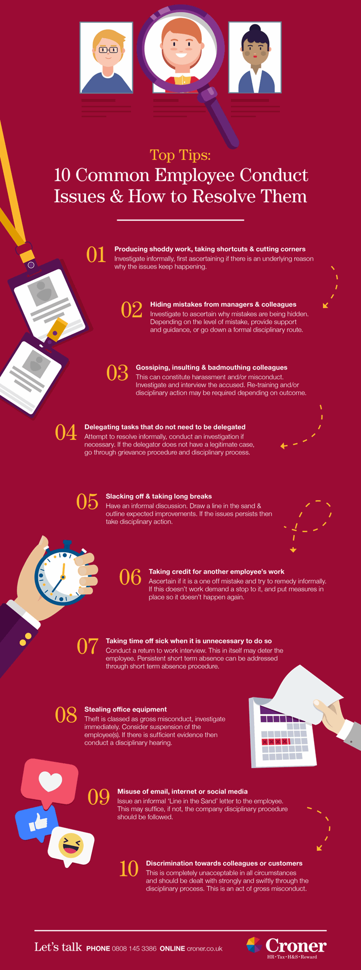 10 Common Employee Conduct Issues & How to Resolve Them | Croner Group
